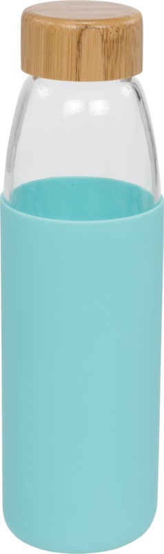 Bidon sport din sticla 540 ml cu dop din lemn - Bidoane sport din ...