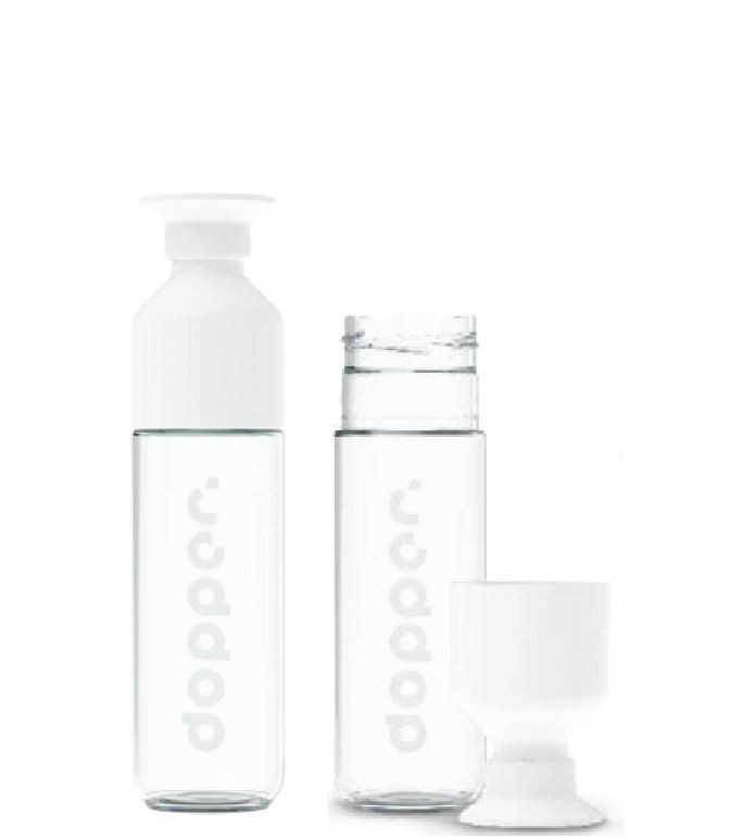 Sticla apa Dopper Glass 400ml - Comanda sticle apa personalizate